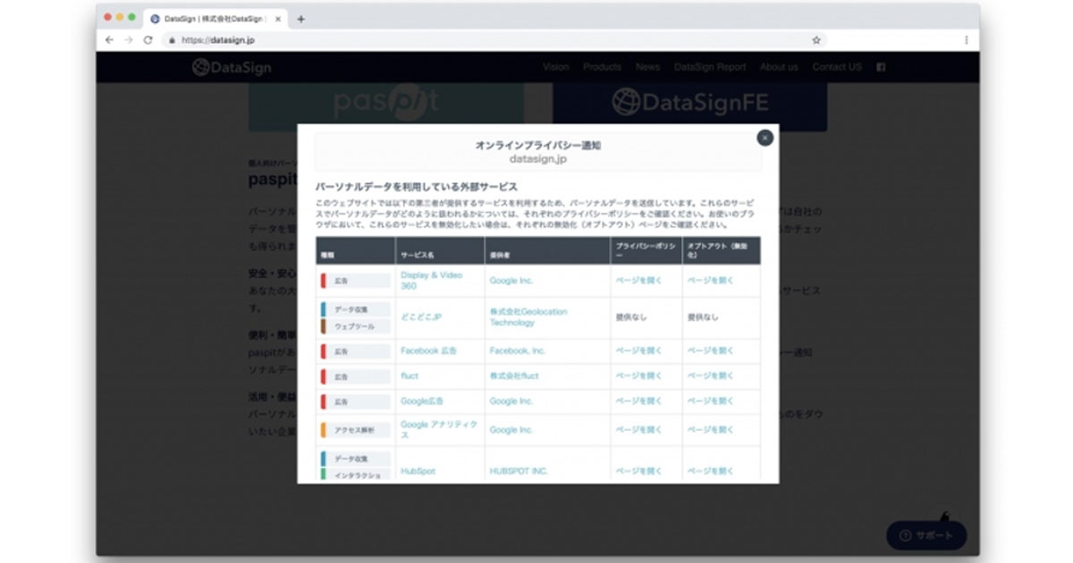 CCIとDataSign、オンラインプライバシー通知の導入支援で協業 企業のデータ活用の透明性向上へ：MarkeZine（マーケジン）