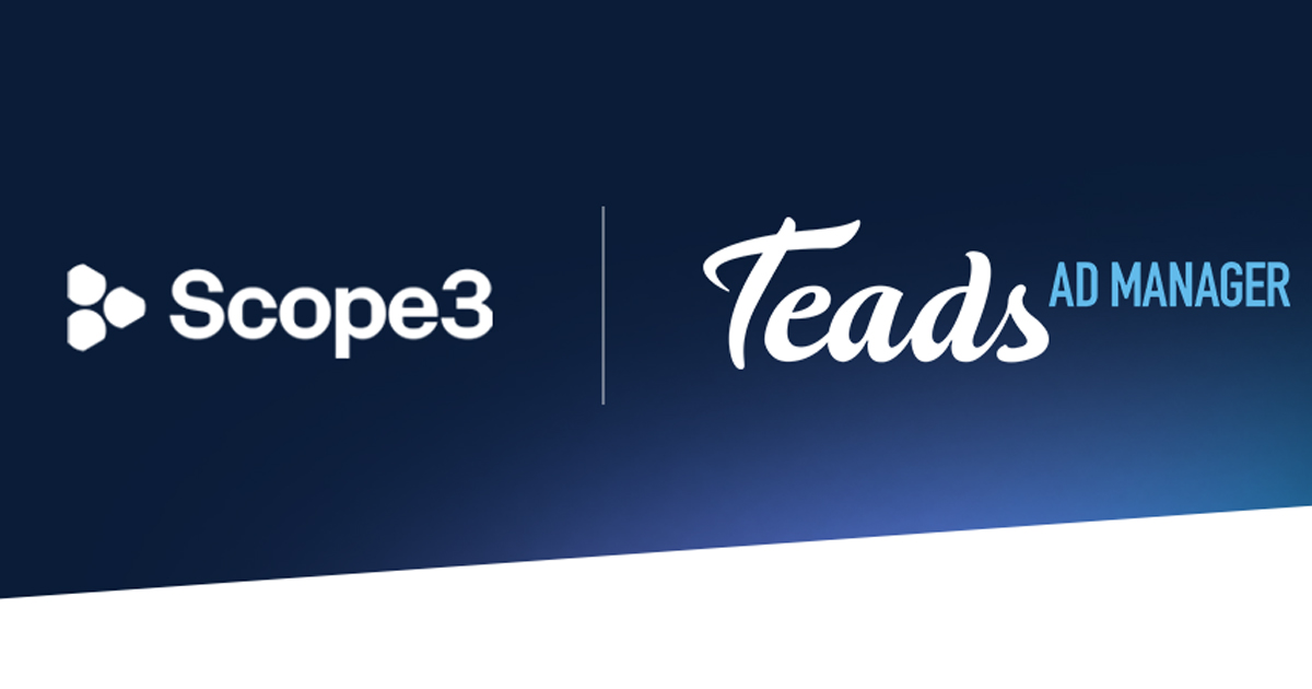 Teads、「Teads Ad Manager」にカーボンフットプリント測定機能を導入：MarkeZine（マーケジン）