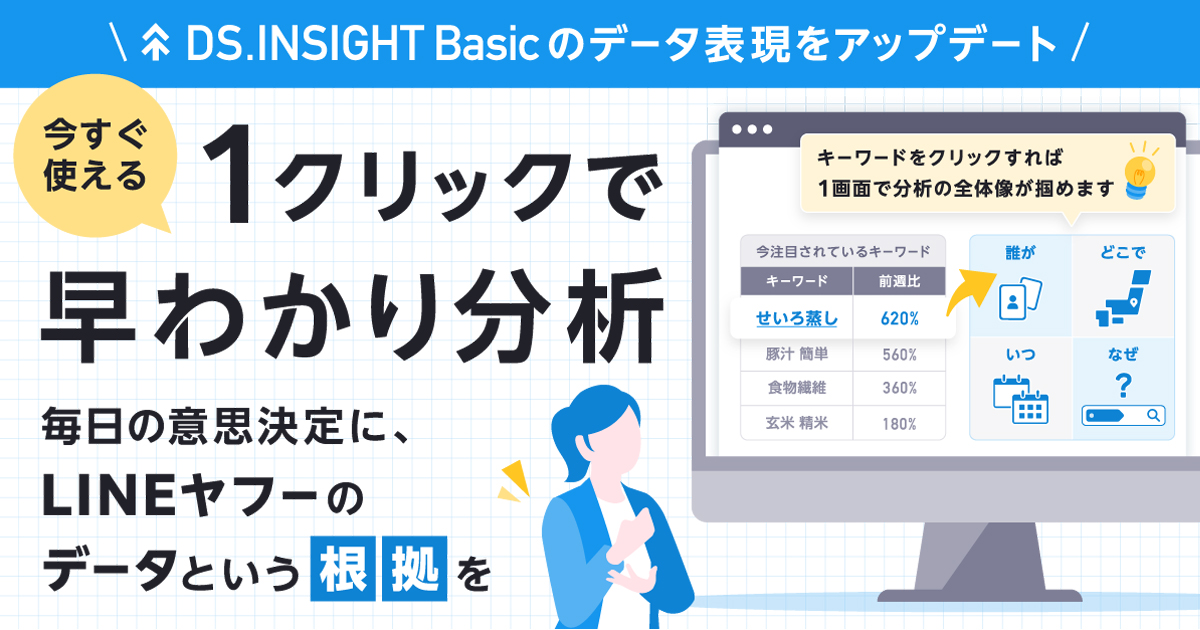 ヤフー・データソリューション、「DS.INSIGHT Basic」のUIをアップデートし新機能を追加：MarkeZine（マーケジン）